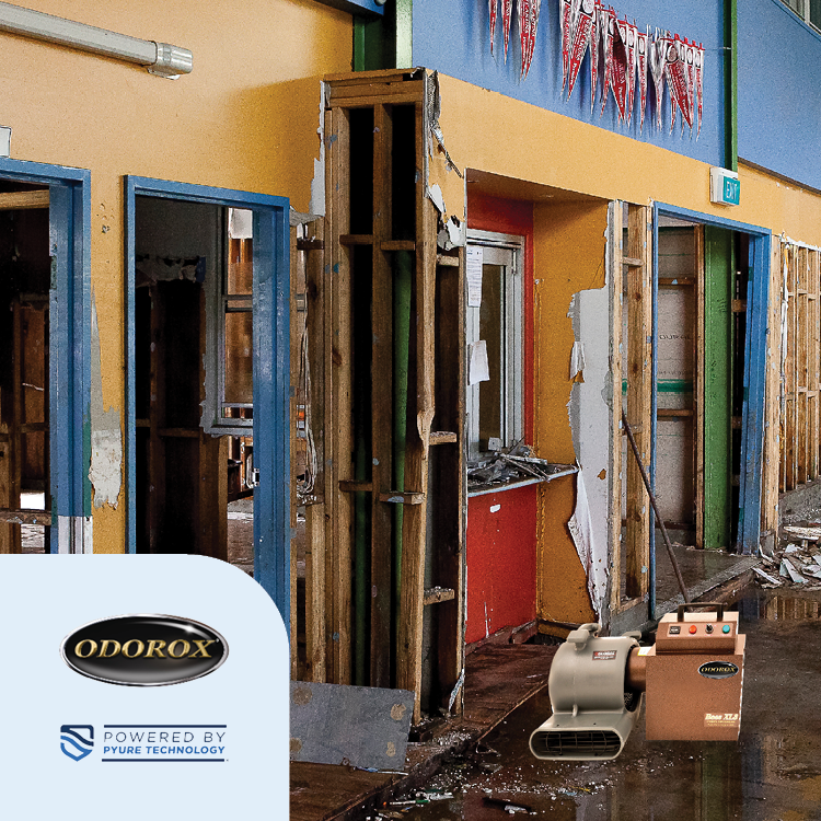 The value of hydroxyls for decontaminating occupied spaces after a ...